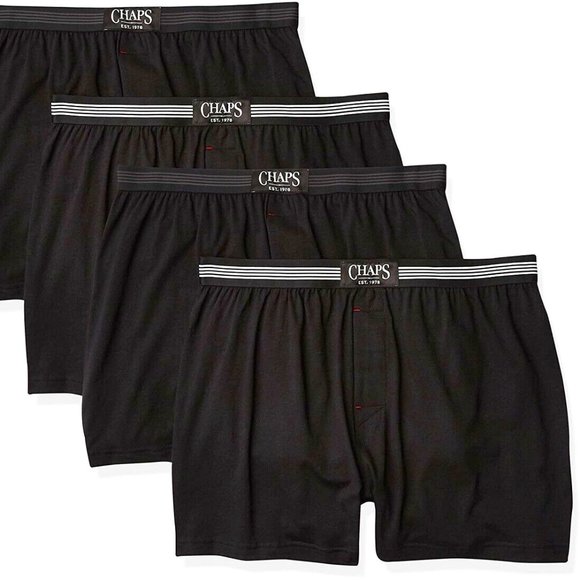 Chaps | Underwear & Socks | Chaps Underwear Mens Knit Boxer Black ...